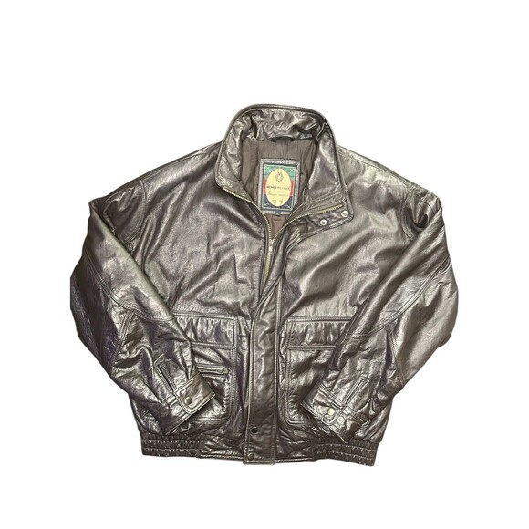 Members Only | Jackets & Coats | Vintage Members Only Mens Dark Brown ...